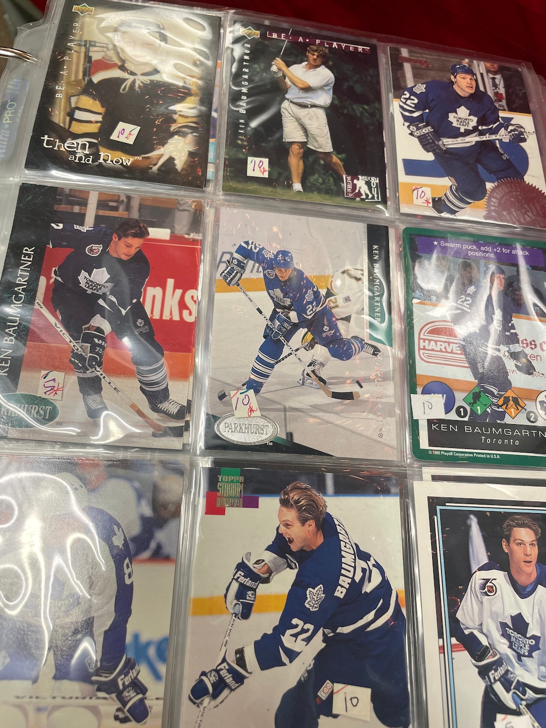 Maple Leafs Hockey Cards - Etsy