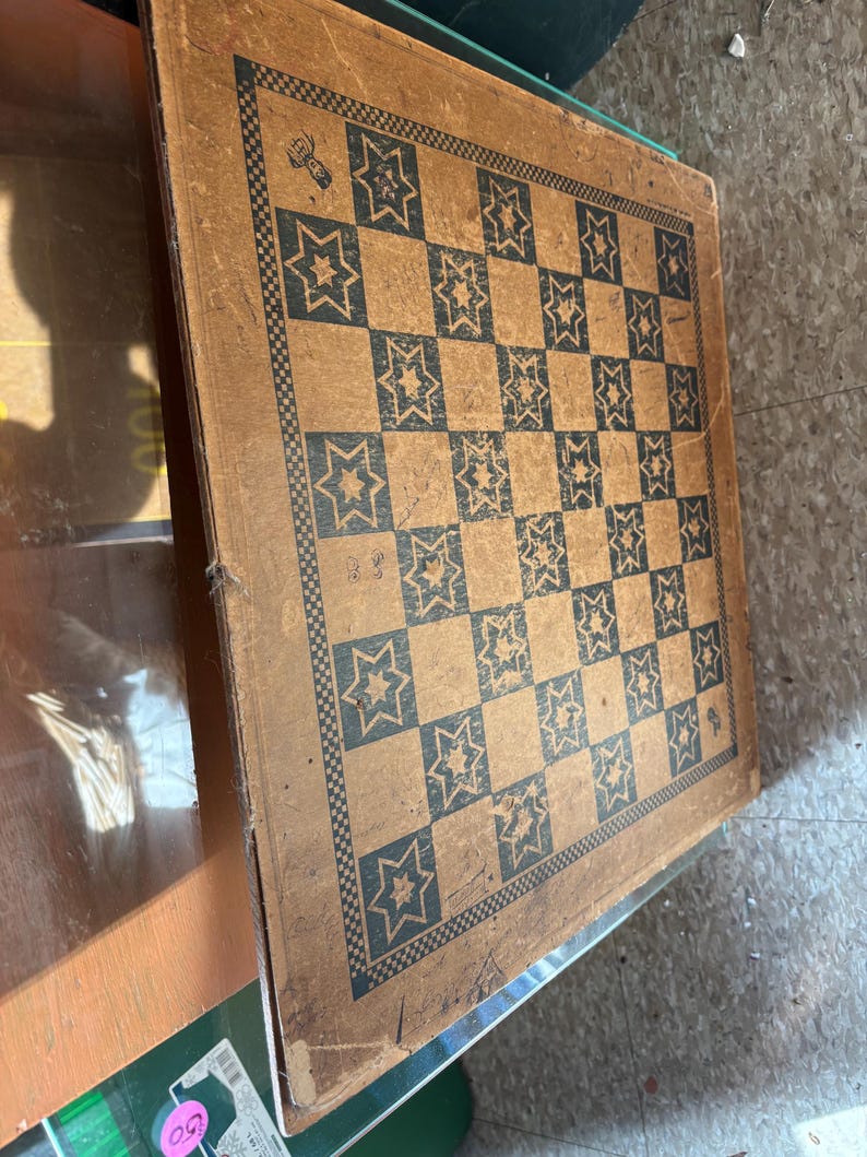 Vintage Chinese Checkers Board - Etsy