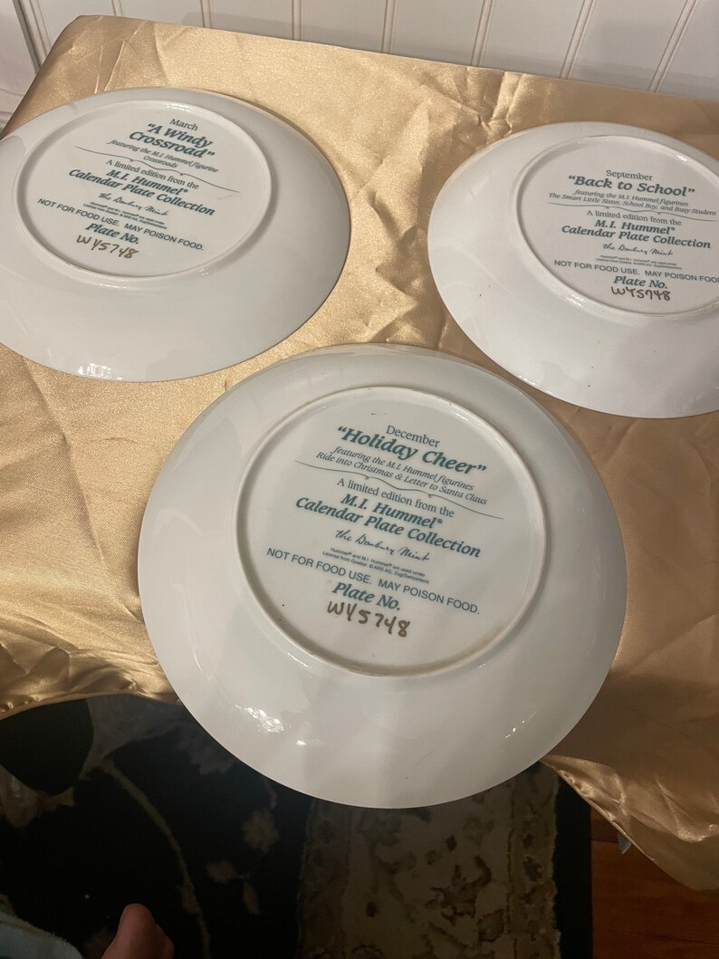 Set of 3 Hummel Collectors Plates - Etsy
