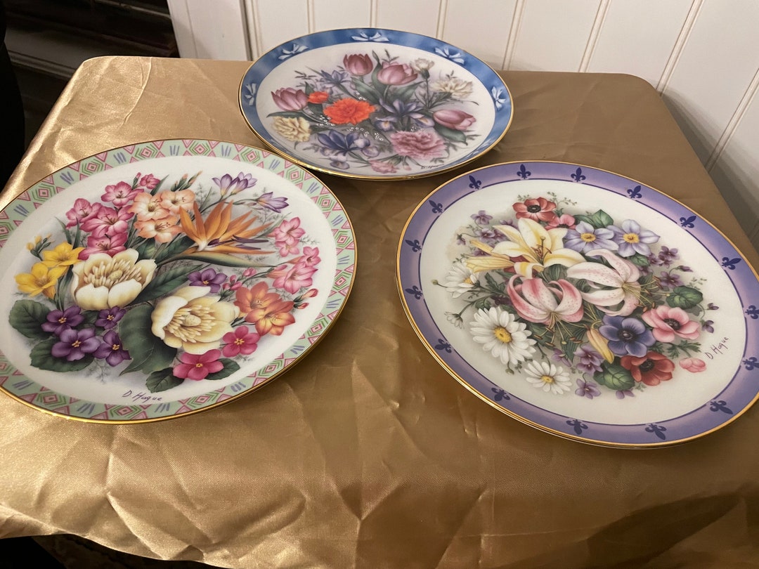 Set of 3 Collectors Plates - Etsy