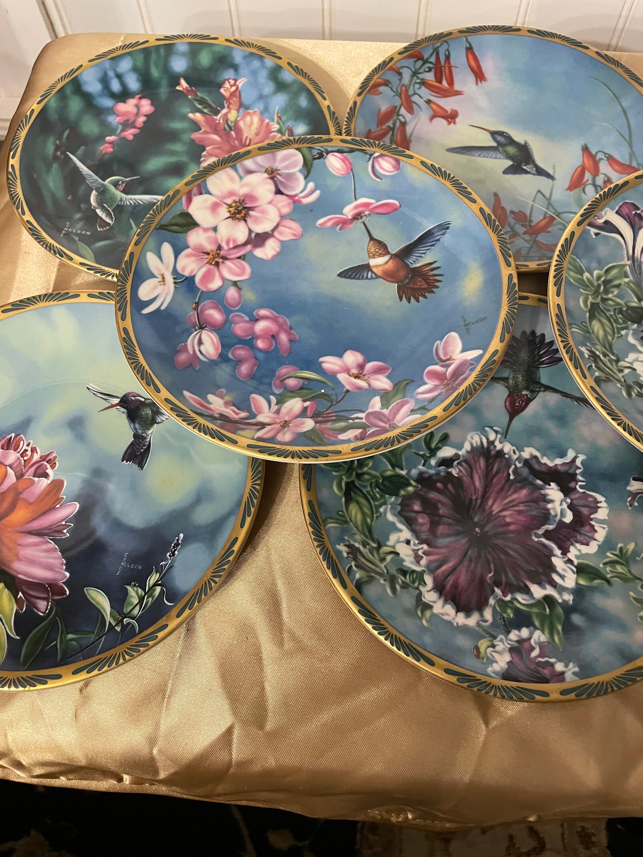 8 Gems of Nature the Beautiful Hummingbirds Collectors Plates - Etsy