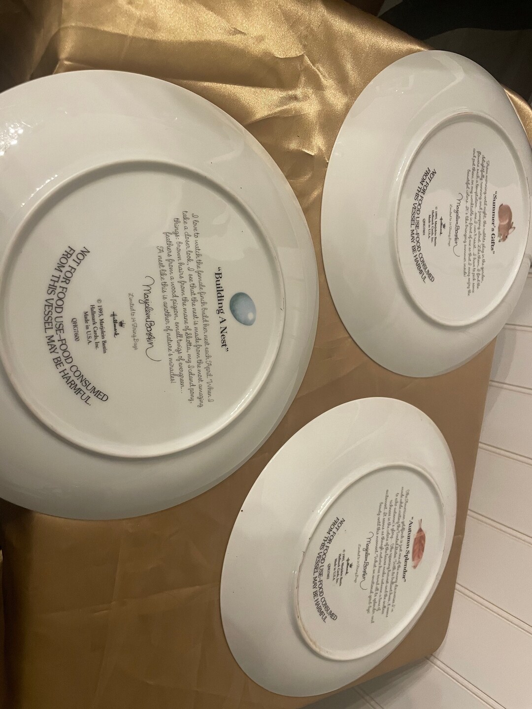 Hallmark Collectors Plates Set of 3 - Etsy