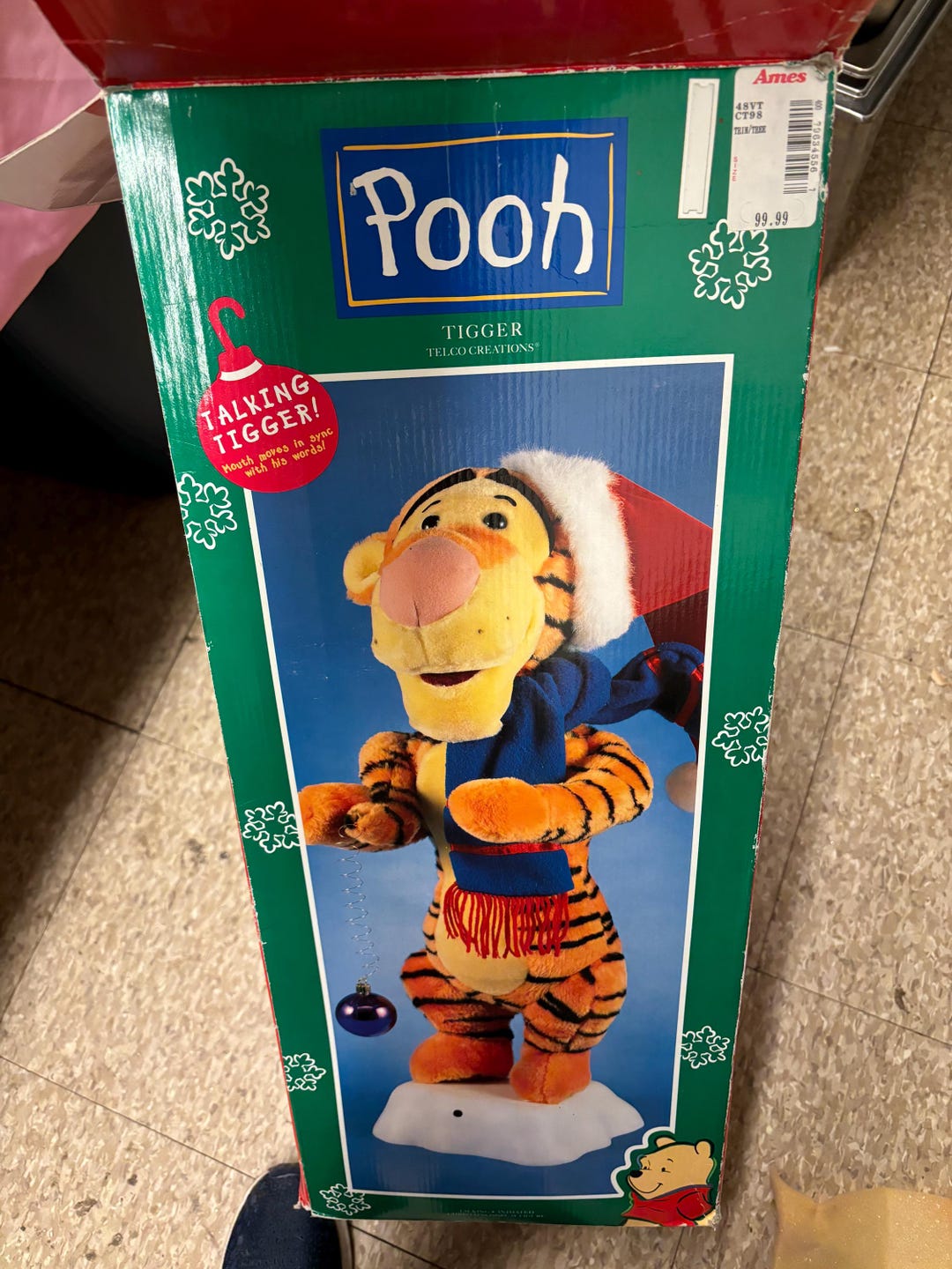 Vintage Talking Tigger - Etsy