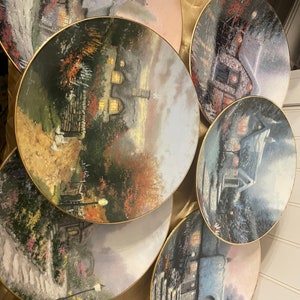 6 Collectors Plates Garden Cottages of England - Etsy