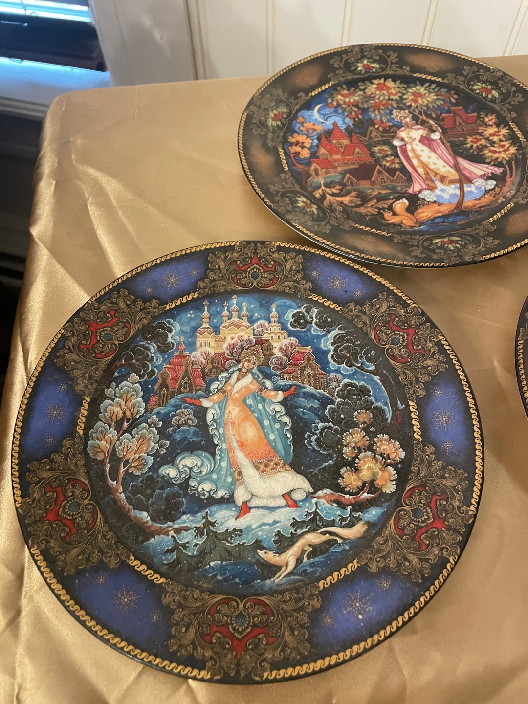 Set of 3 Collectors Plates - Etsy