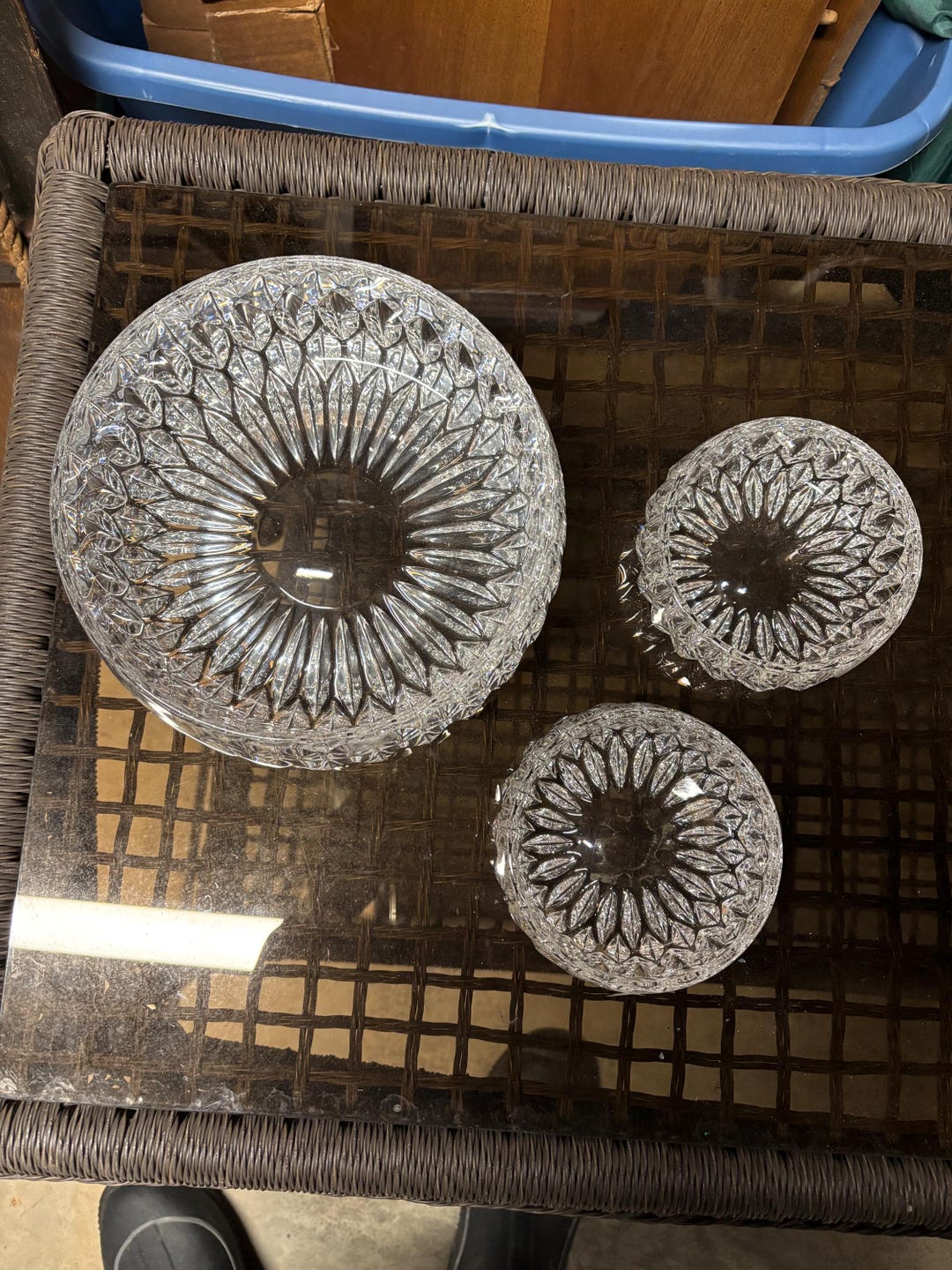 Set of 3 Gorham Full Lead Crystal Bowls - Etsy