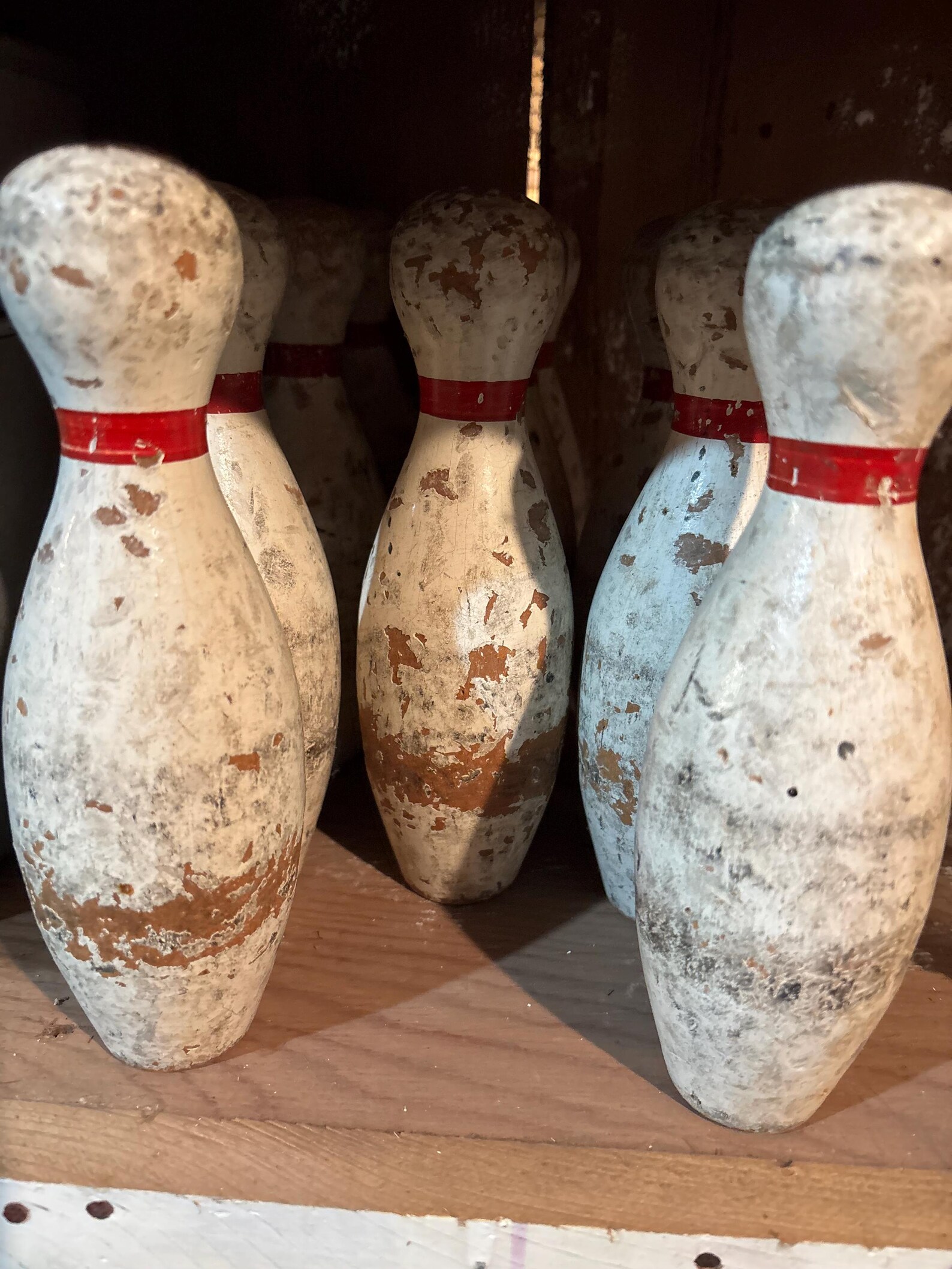 Small Bowling Pins Set of 10 - Etsy