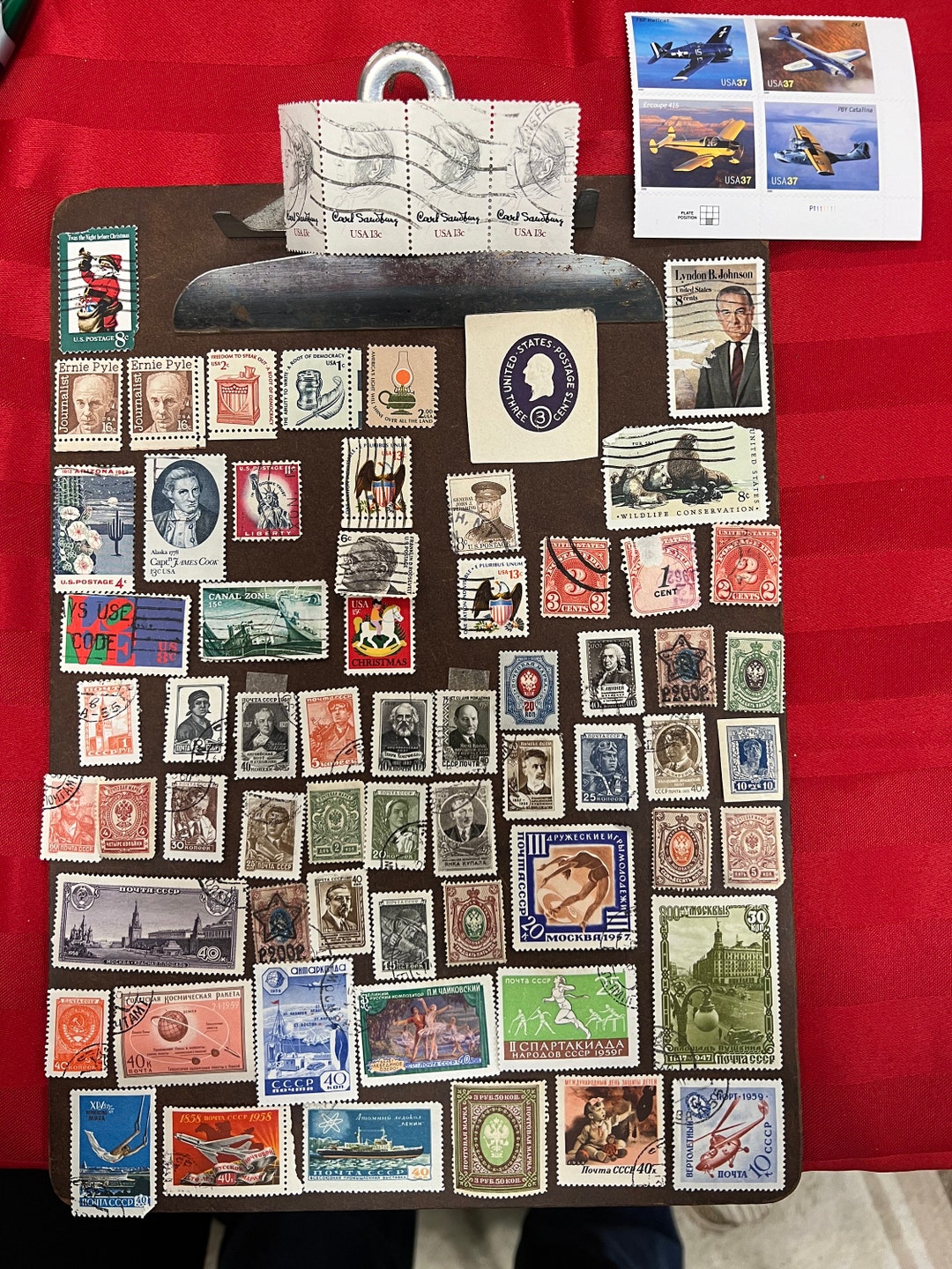 USA, CCCP & Misc. Stamps - Etsy