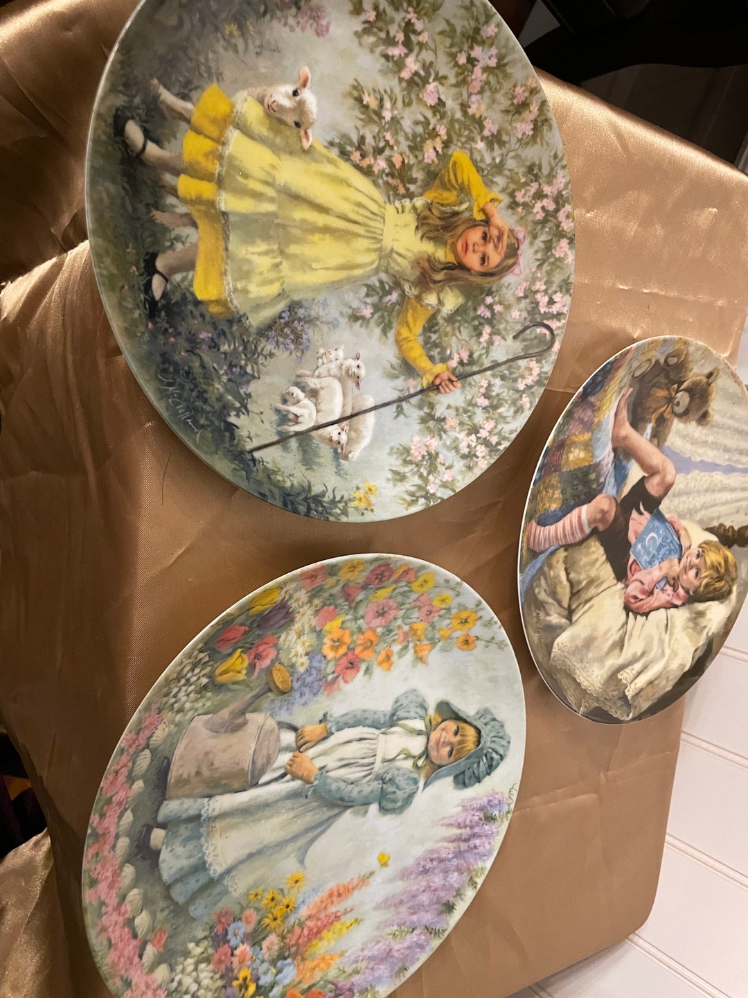 Set of 3 Mother Goose Collectors Plates - Etsy