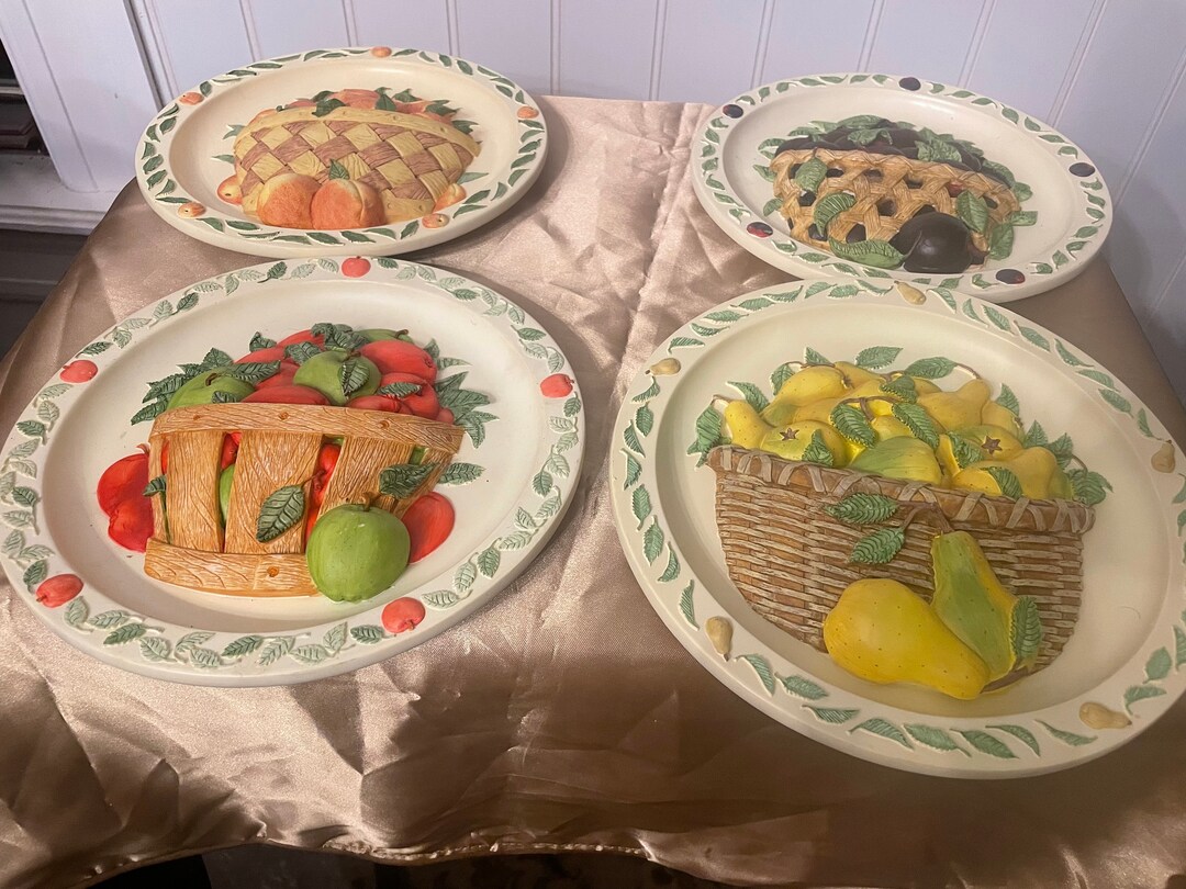 Set of 4 Bountiful Harvest Collectors Plates - Etsy
