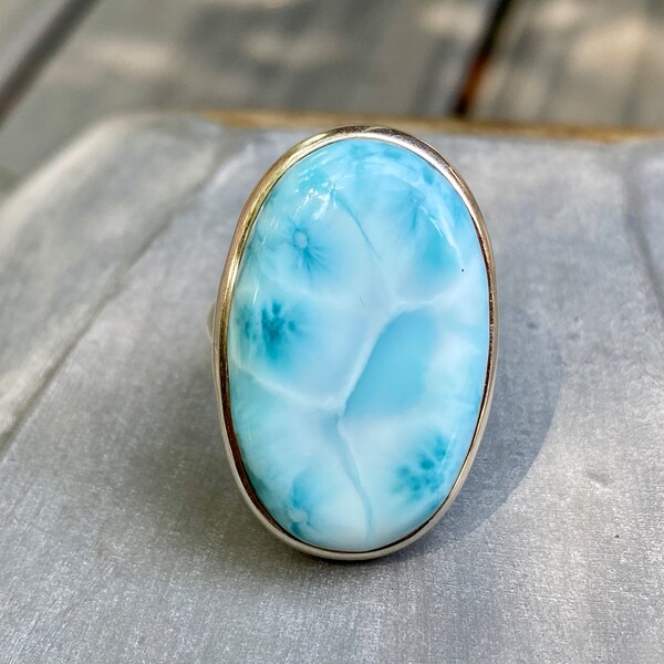 Larimar Ring - Etsy