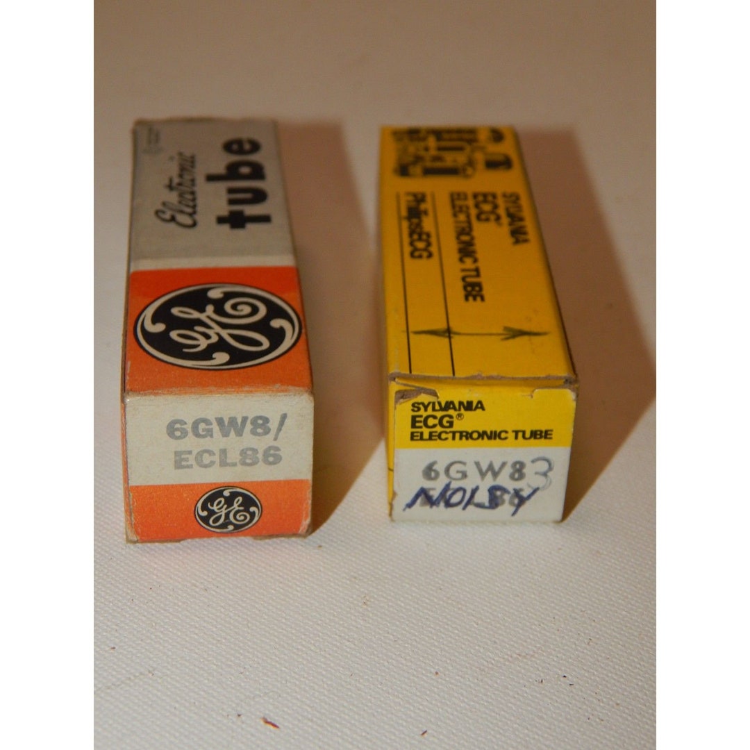 2 Vintage Rare Poland Valve ECL86 / 6GW8 NOS /NIB Power Tubes by GE and ...