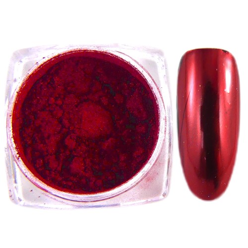 Pink Chrome Powder for Nail Art Metallic Pigment for Nails | Etsy