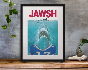 Josh Allen Art Print - Etsy