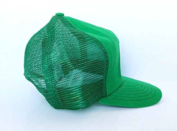 GF 90s 80s kelly green VINTAGE baseball cap HAT - Gem