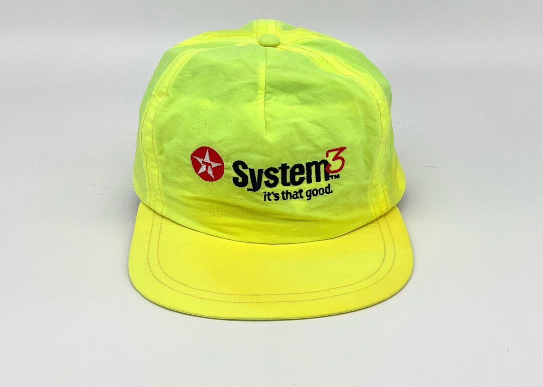 Texaco SYSTEM 3 Snapback Vintage Fluorescent HAT CAP - Etsy