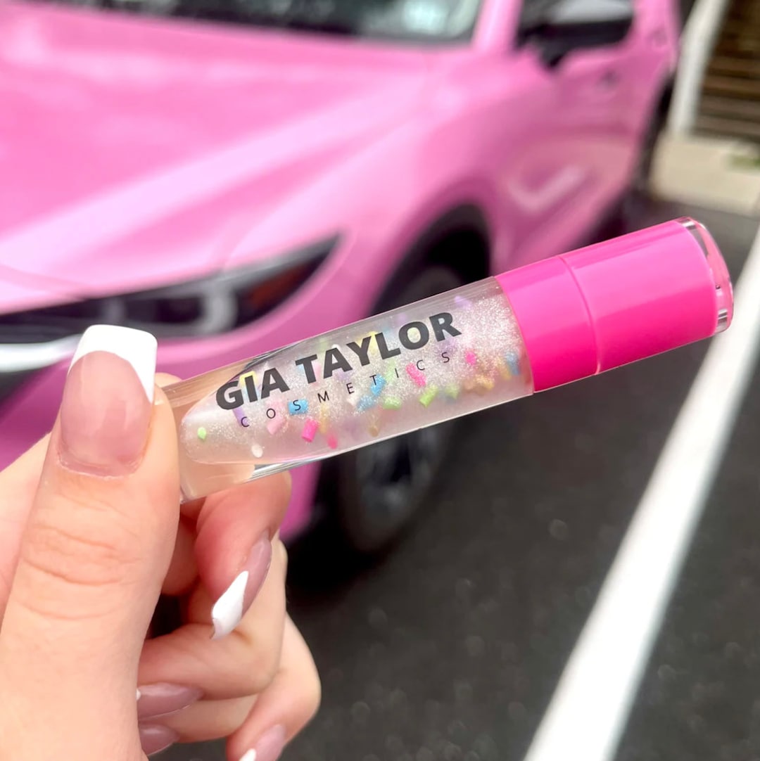 Birthday Cake Gloss | Cake Batter Gloss | Clear Shimmer Gloss | Vegan ...
