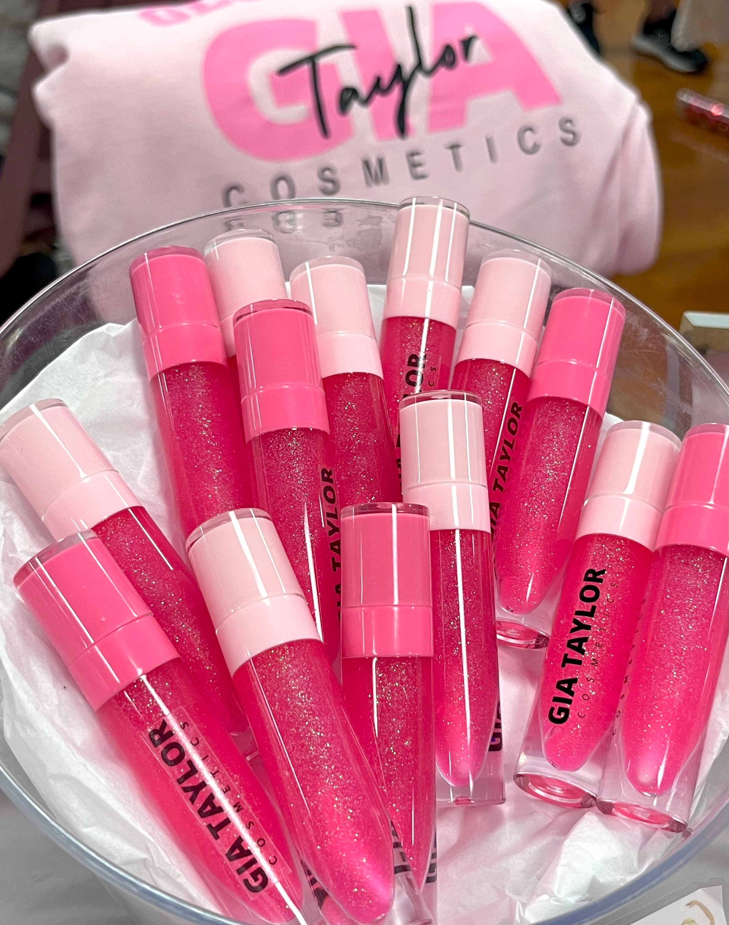Pink Sparkle Gloss | Sparkle Lip Gloss | Pink Shimmer Glitter Gloss ...