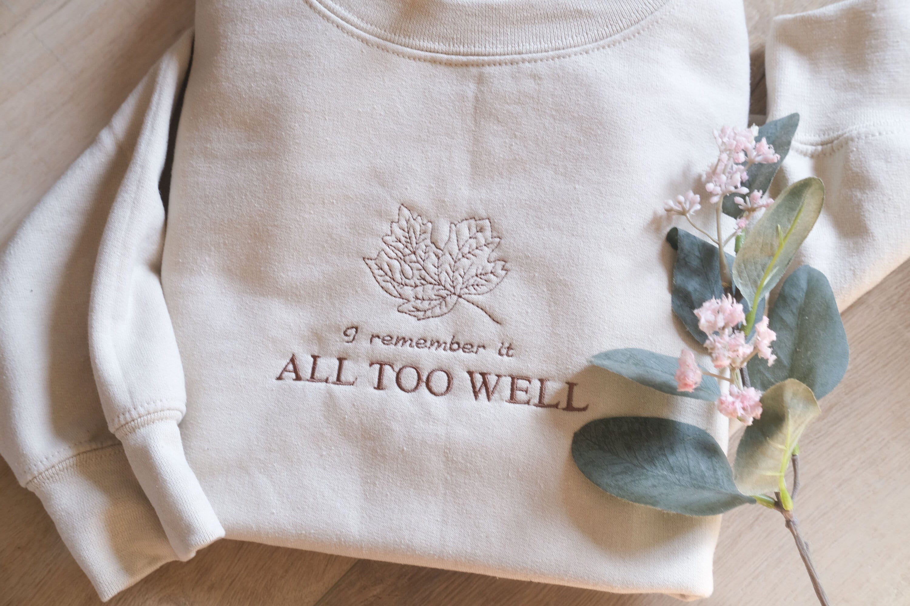All Too Well Embroidered Sweatshirt | TS Eras inspired sweatshirt, Tour ...