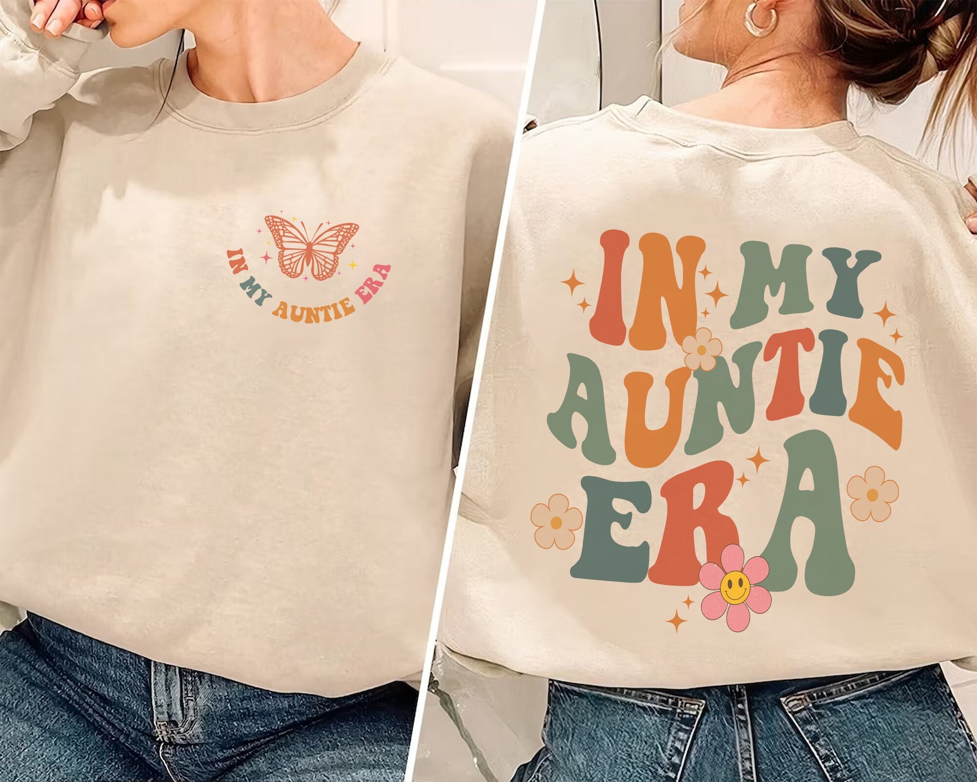 In My Auntie Era Sweatshirt, Aunt Era, Eras Sweatshirt sold by Regan ...