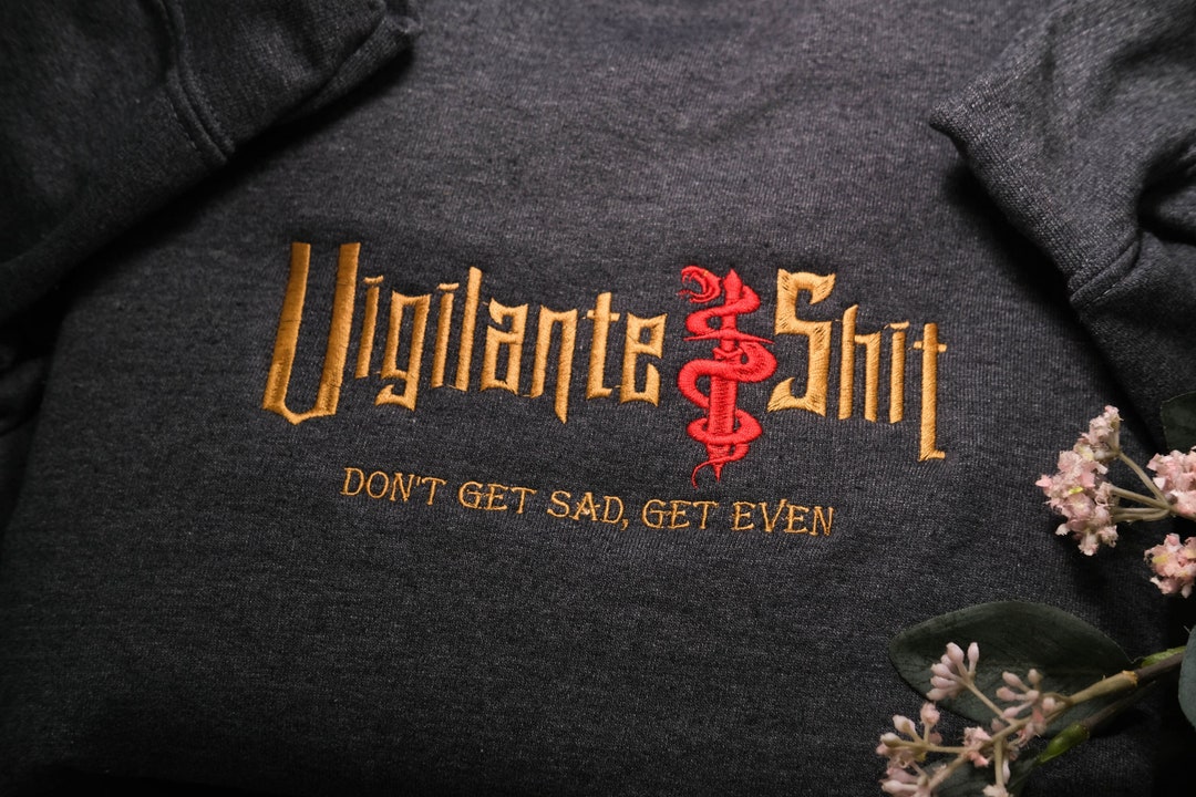 Vigilante Shit Snake TS Embroidered Sweatshirt, Snake TS Inspired ...