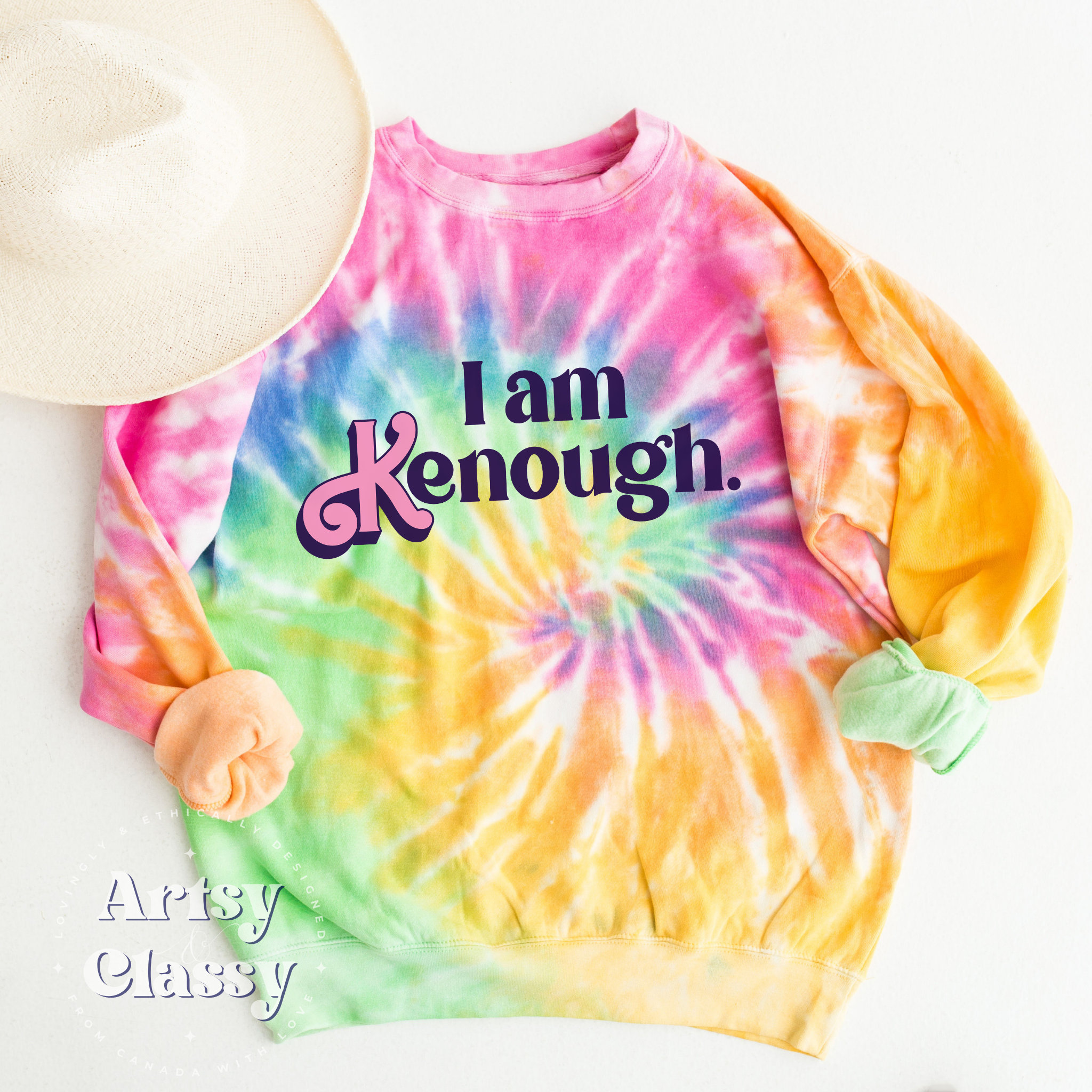 I Am Kenough, I Am Kenough Unisex Tie-Dye Shirt