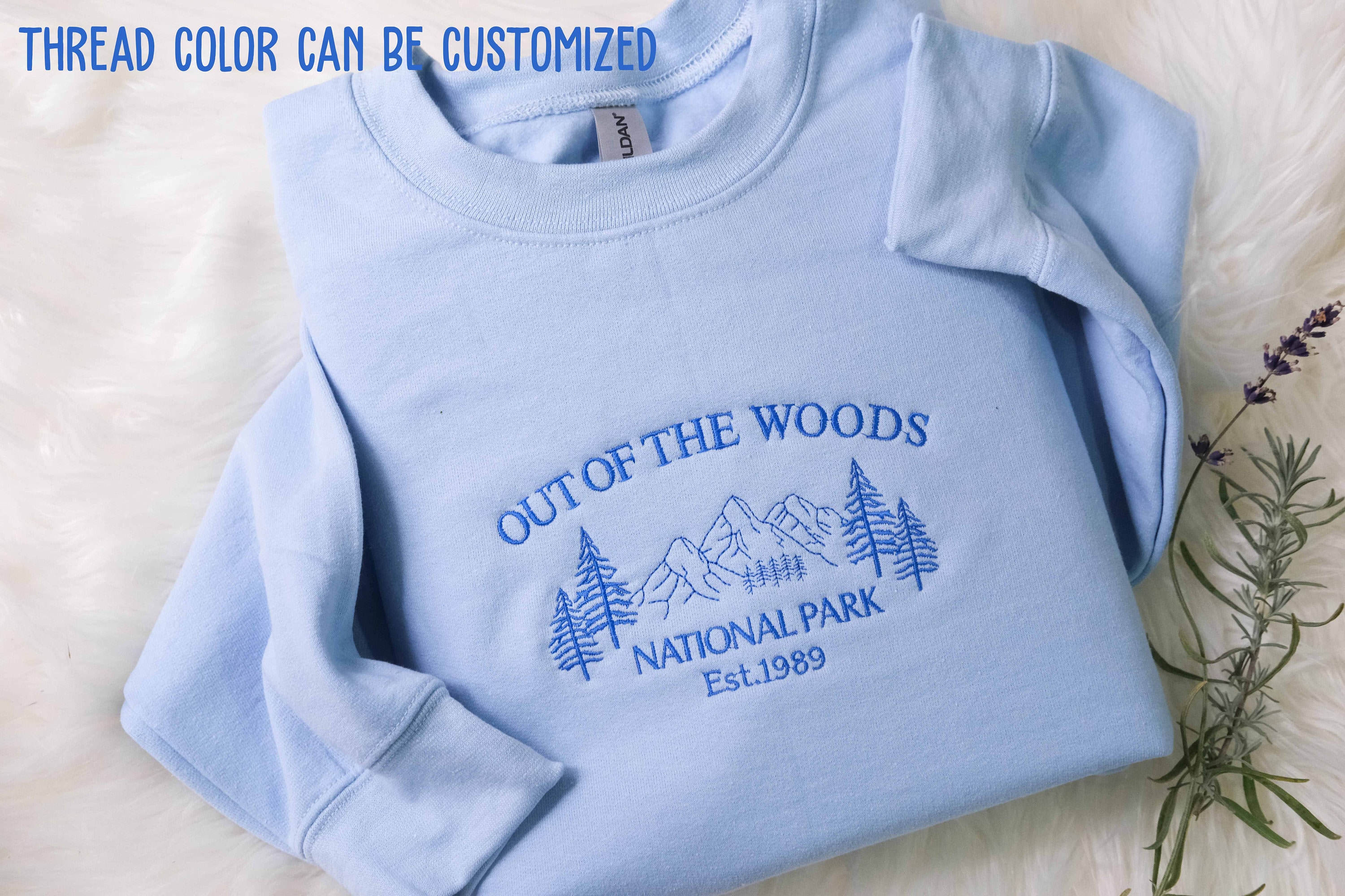 Out Of The Woods TS Embroidered Sweatshirt, Hoodie, 1989 Embroidered ...