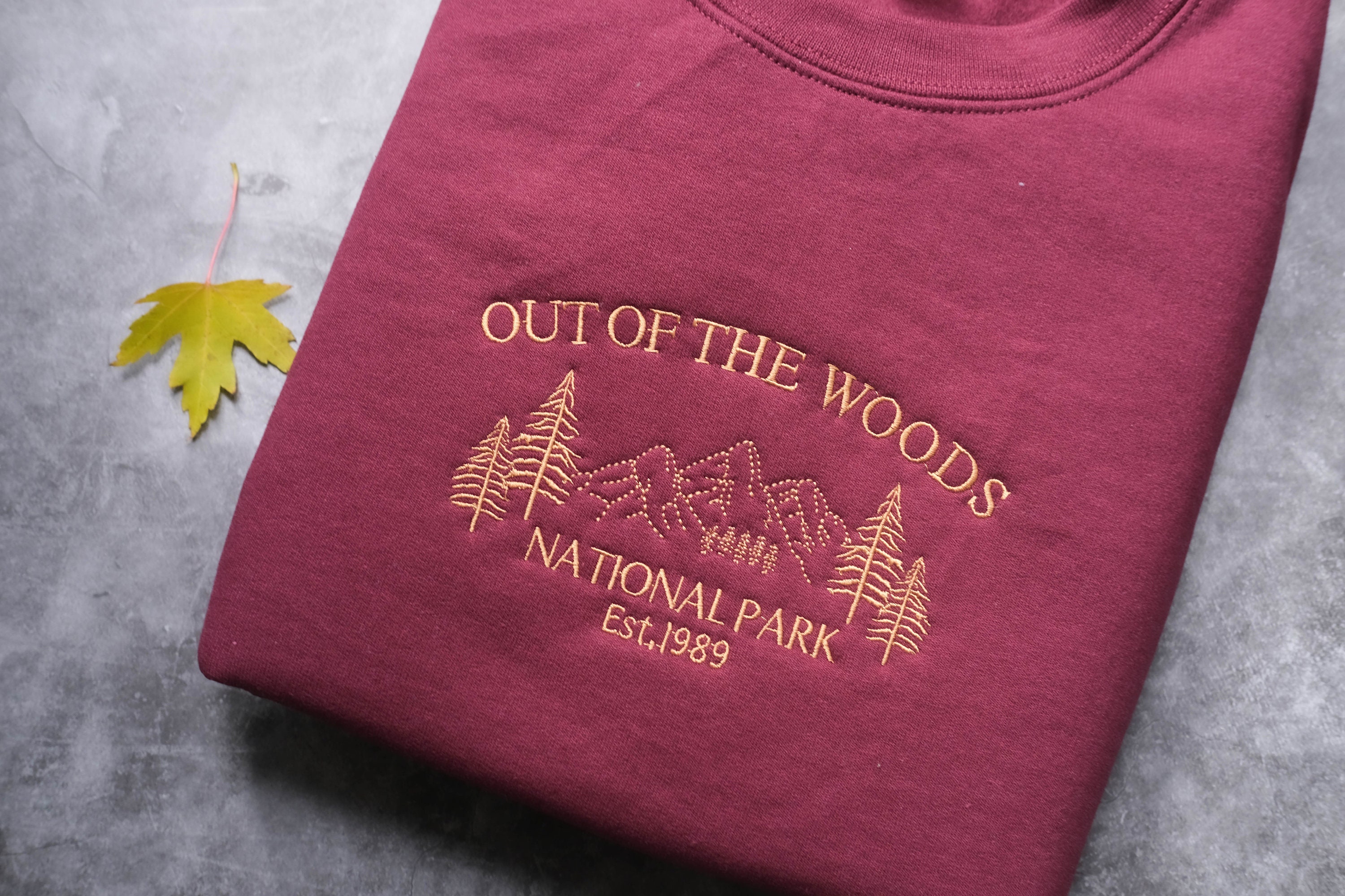 Out Of The Woods TS Embroidered Sweatshirt, Hoodie, 1989 Embroidered ...