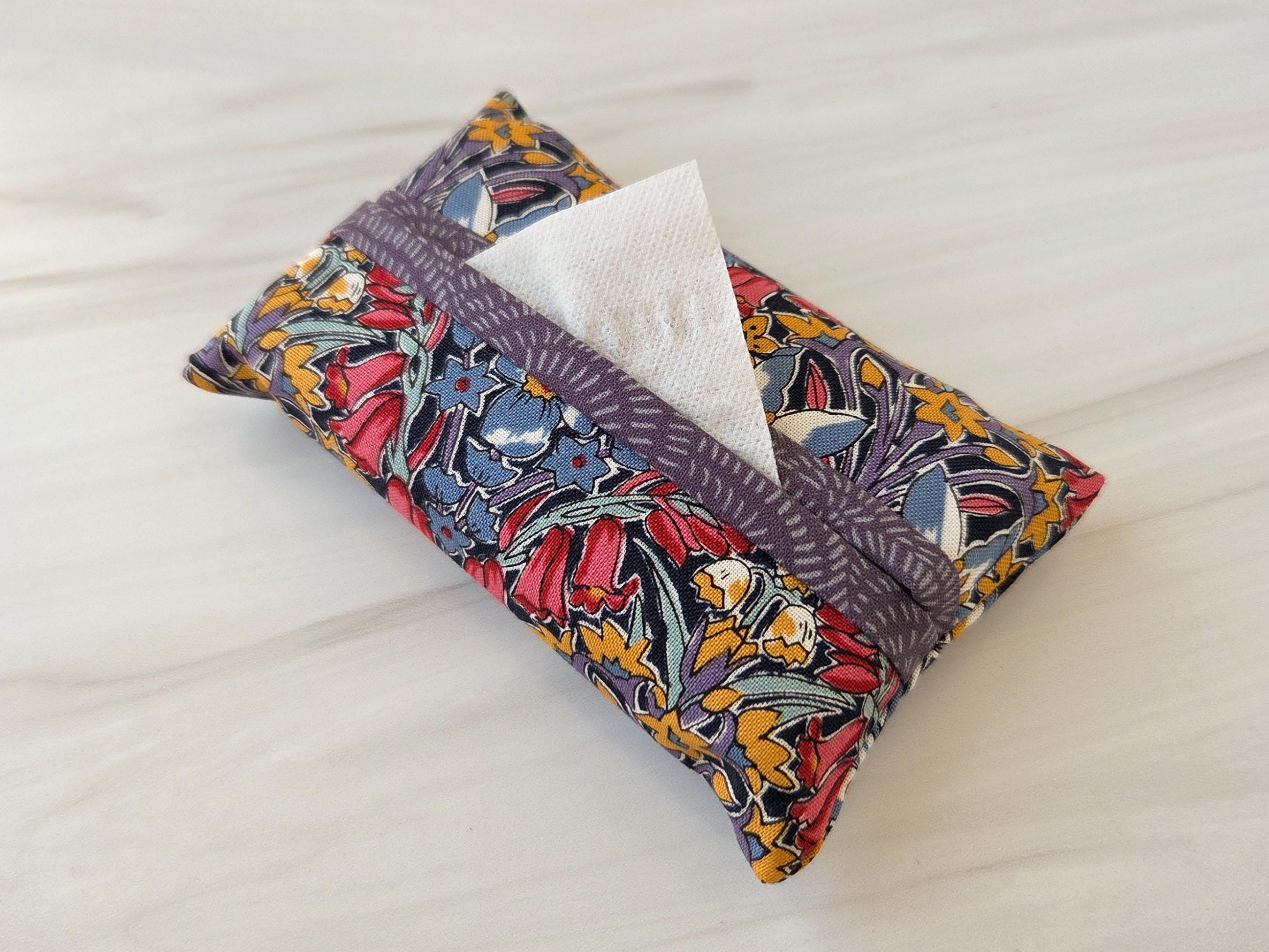 Fabric Tissue Holder, Rifle Paper Co Travel Tissue Pouch for Purse ...