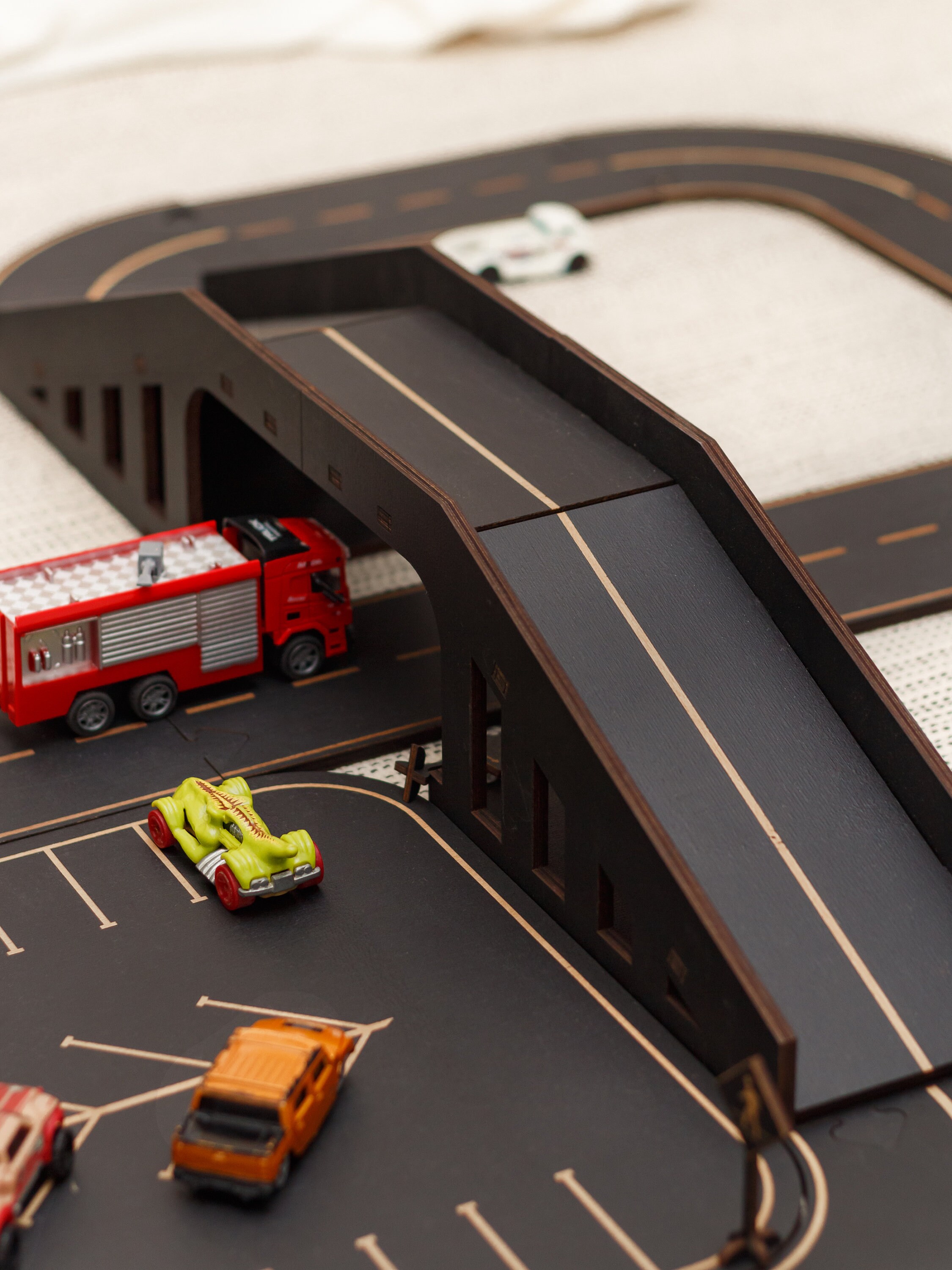 Wooden Bridge Wooden Car Track Part Birthday Boy Gift - Etsy