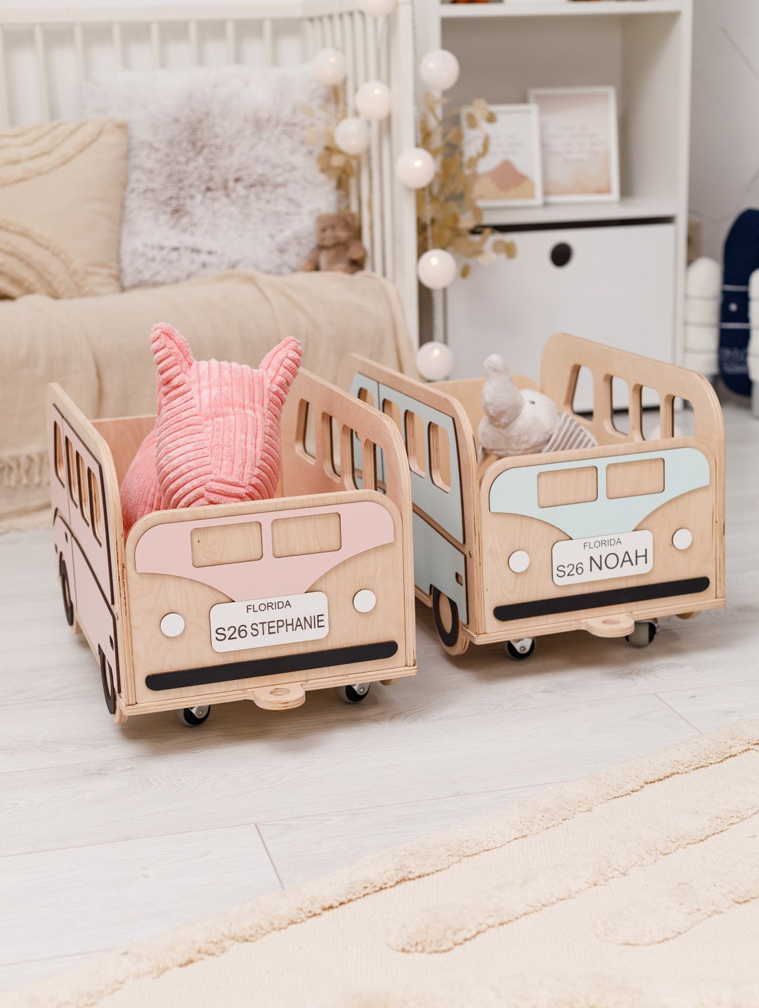 Playroom Organization and Storage Box, Personalized Toddler Gift ...