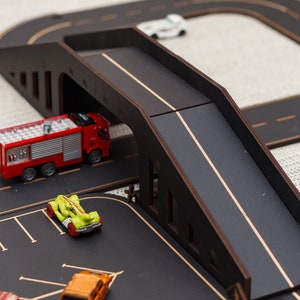 Engraved Racetrack Toy Kids Wooden Toy Wooden Road Track - Etsy