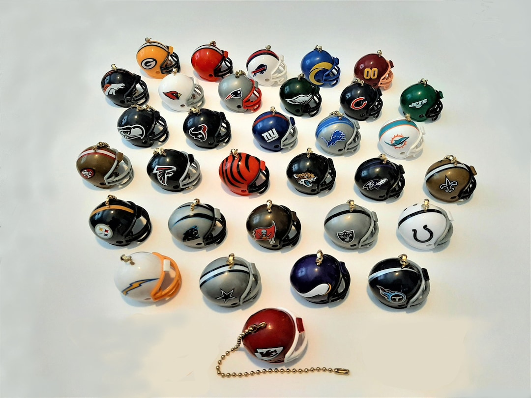 NFL Football Teams Mini Helmet Ceiling Fan and Light Pulls CHOOSE TEAM ...