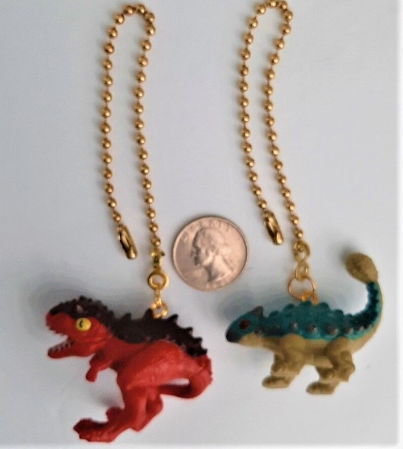 Carnotaurus & Ankylosaurus Dinosaur Ceiling Fan and Light - Etsy