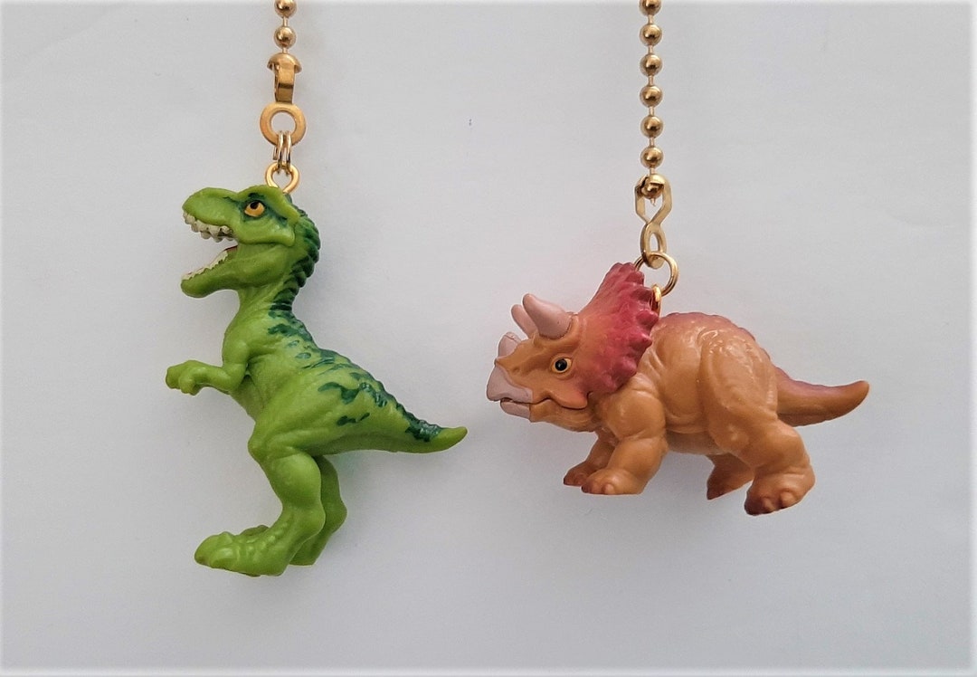 Triceratops & Tyrannosaurus Rex T-Rex Dinosaur Ceiling Fan and - Etsy ...