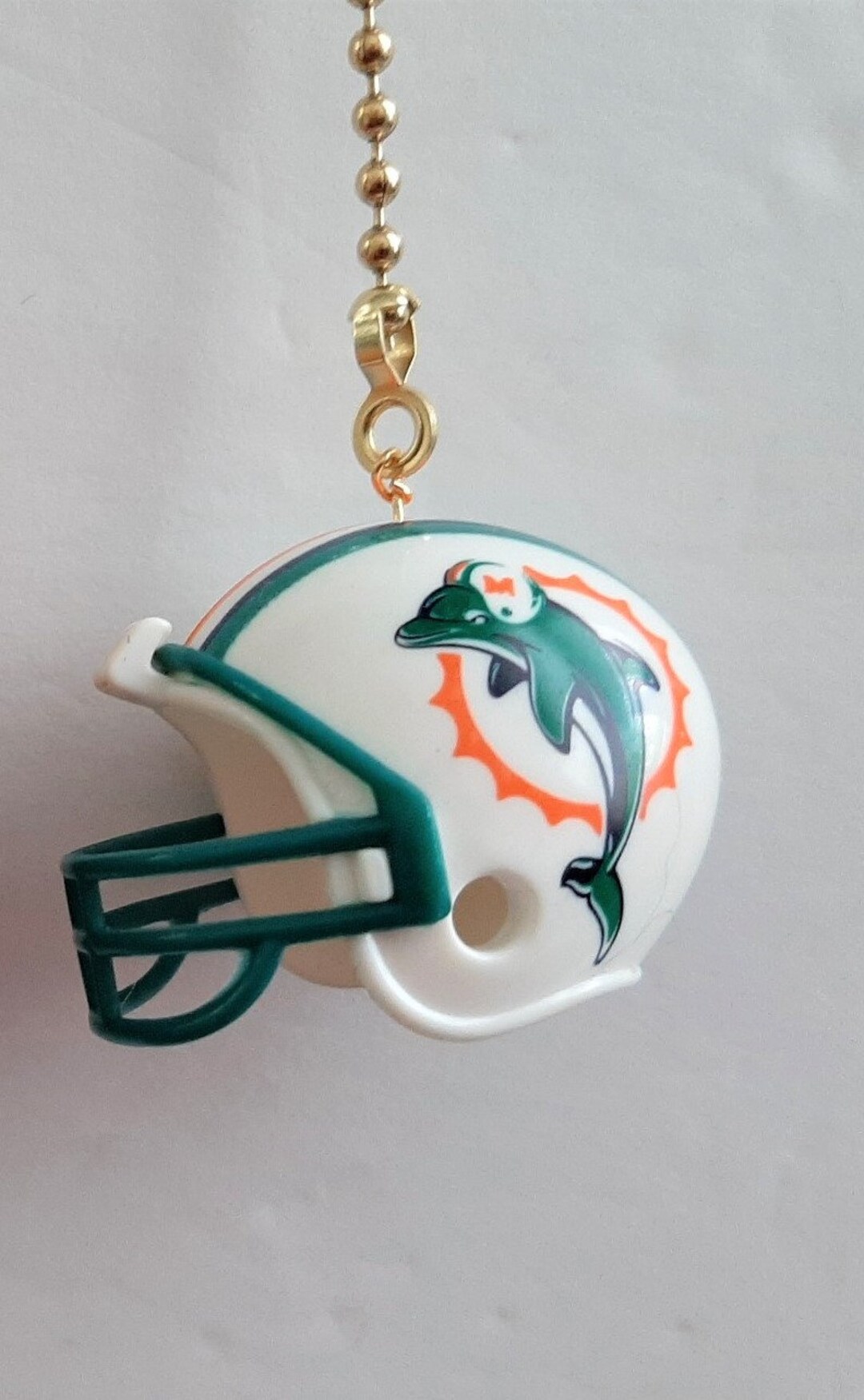 Miami Dolphins Mini Helmet Ceiling Fan and Light Pull - Etsy