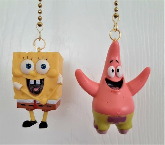Spongebob Square Pants & Patrick Star Ceiling Fan and Light | Etsy