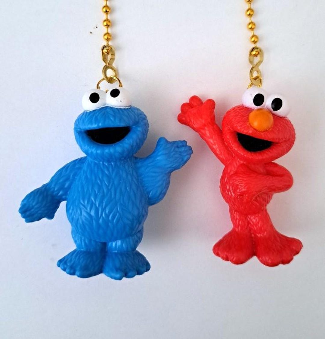 Elmo & Cookie Monster Ceiling Fan and Light Pulls Sesame Street - Etsy