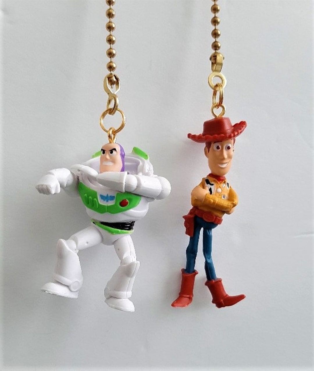 Buzz Lightyear & Woody Toy Story Ceiling Fan and Light Pulls Disney ...