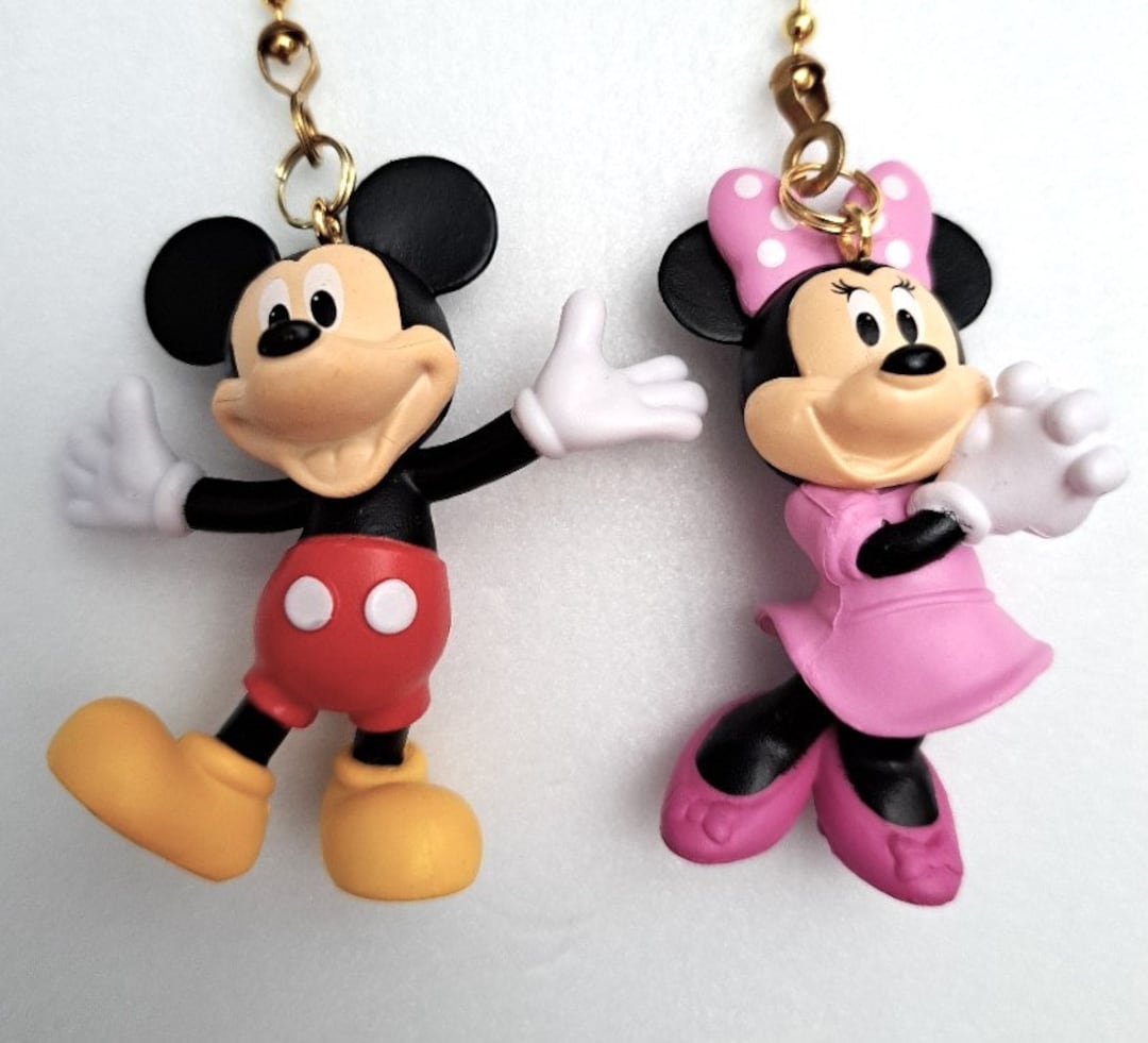 Mickey Mouse & Minnie Mouse Ceiling Fan and Light Pulls Disney - Etsy