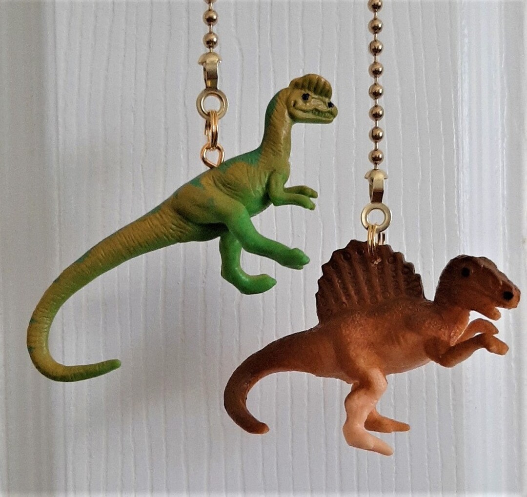 Spinosaurus & Dilophosaurus Dinosaur Ceiling Fan and Light - Etsy Australia