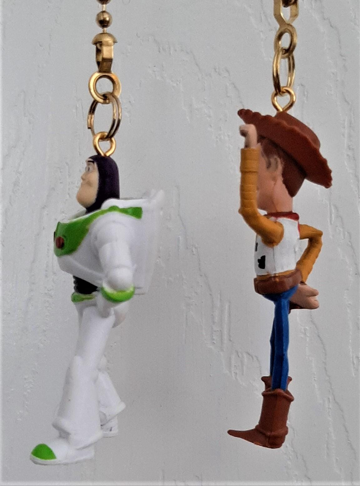 Buzz Lightyear & Woody Toy Story Ceiling Fan and Light Pulls Disney ...