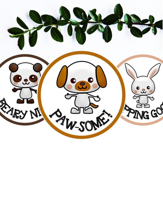 Cute Animal Pun Teacher Reward Stickers Classroom Stickers - Etsy