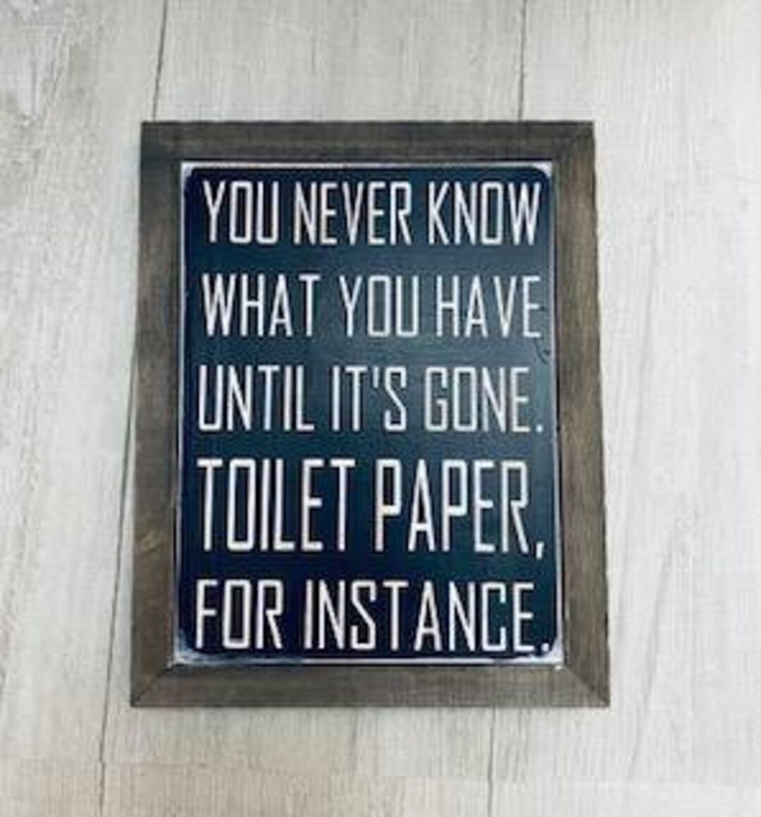 Toilet Paper Bathroom Sign - Etsy