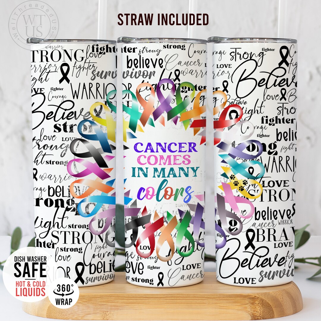 Breast Cancer Awareness Tumbler , Self Love Tumbler, Cancer Comes in ...