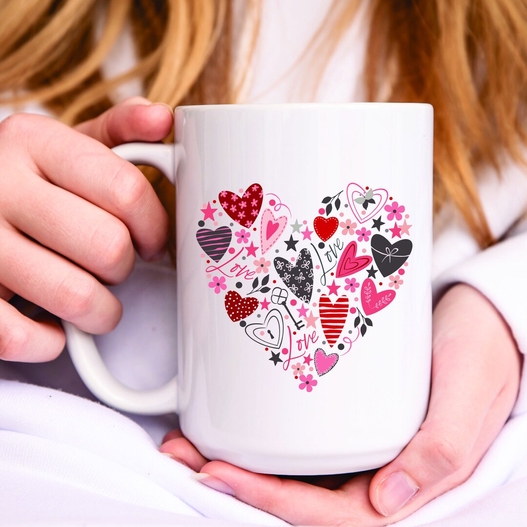 Personalized Valentine Mug, Coffee Lover Mug, Fiancee Mug, Gift for ...
