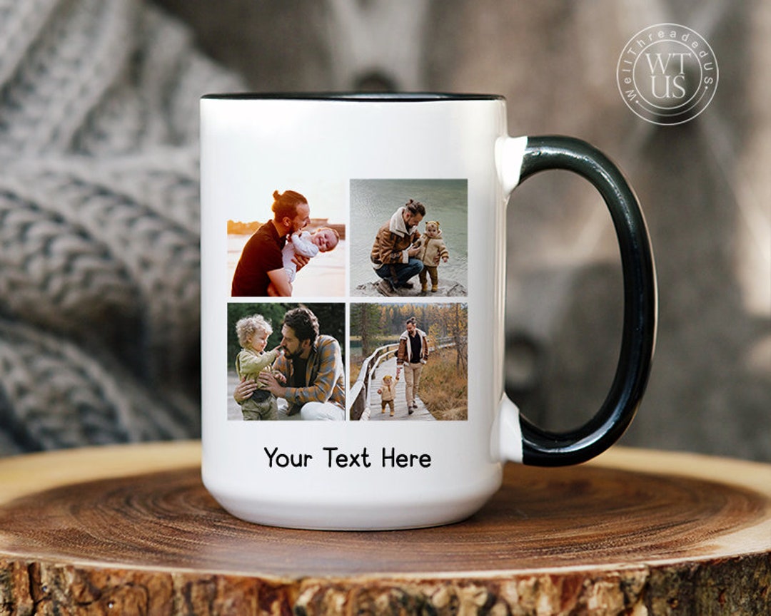 Custom Fathers Day Mug With Photo, Best Dad Ever Photo Mug, Fathers Day ...