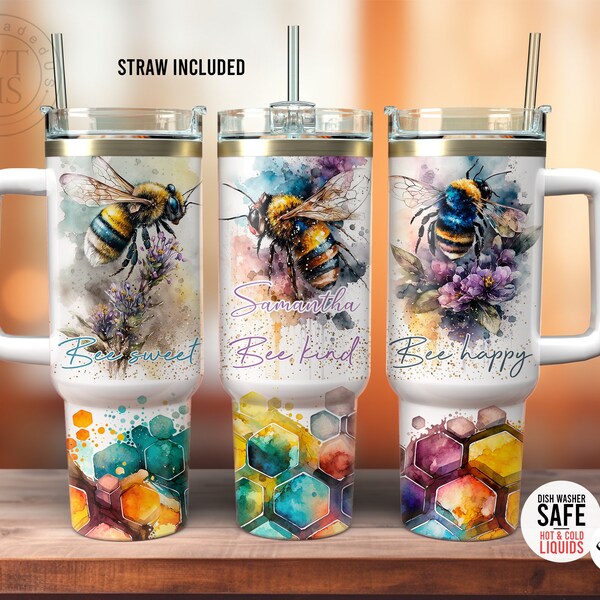 Bee Tumbler - Etsy