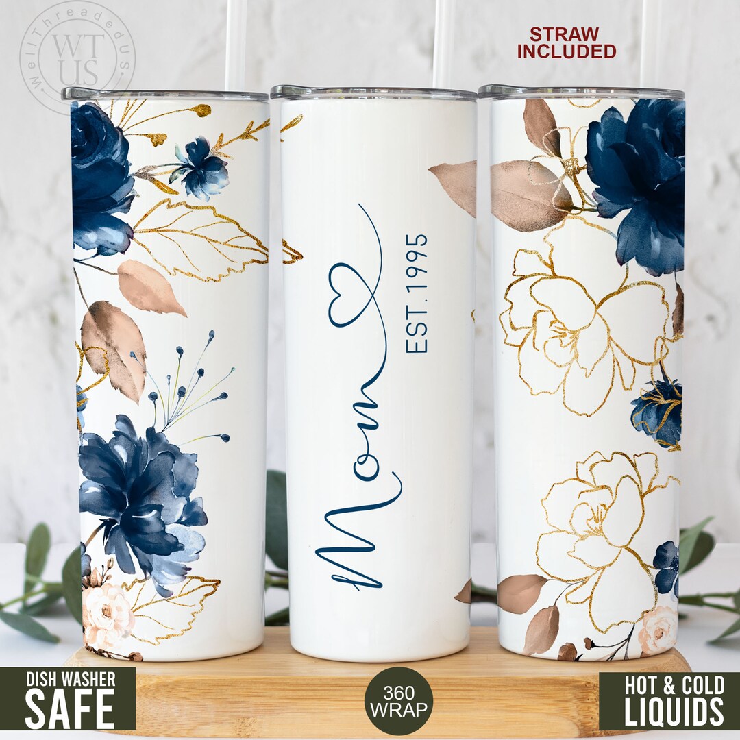 Custom Mom Tumbler Personalized Mom Tumbler T For Mama Etsy