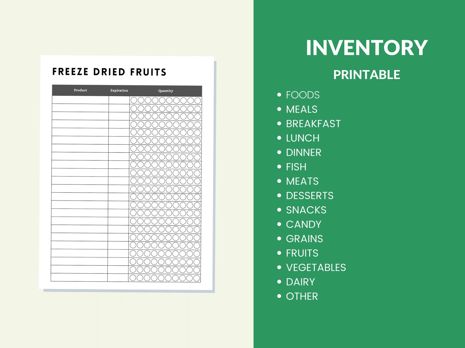 Freeze Dryer Batch Log Book Journal Printable Planner Harvest Right ...